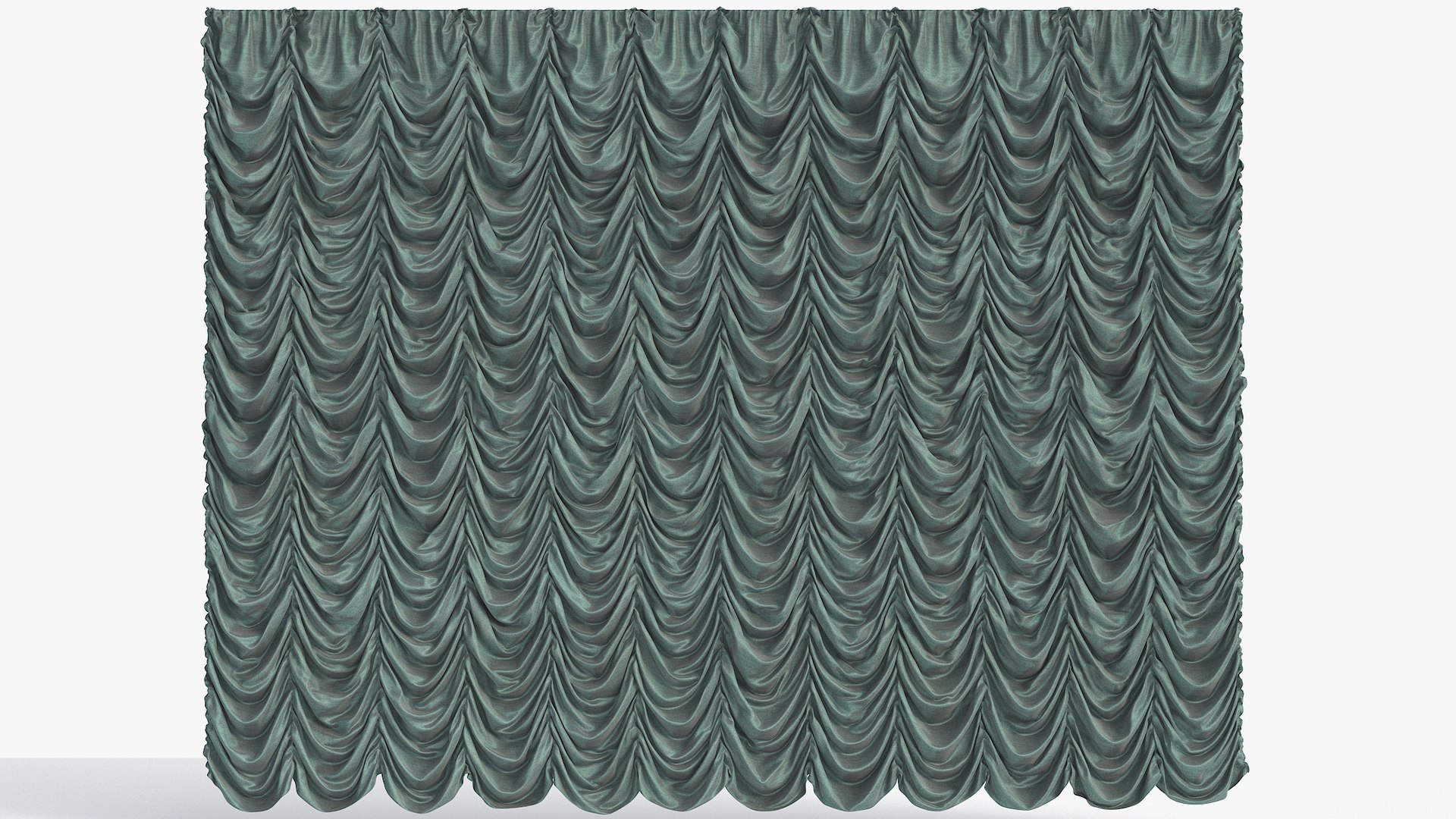 3D Austrian Curtain Model - TurboSquid 1828446