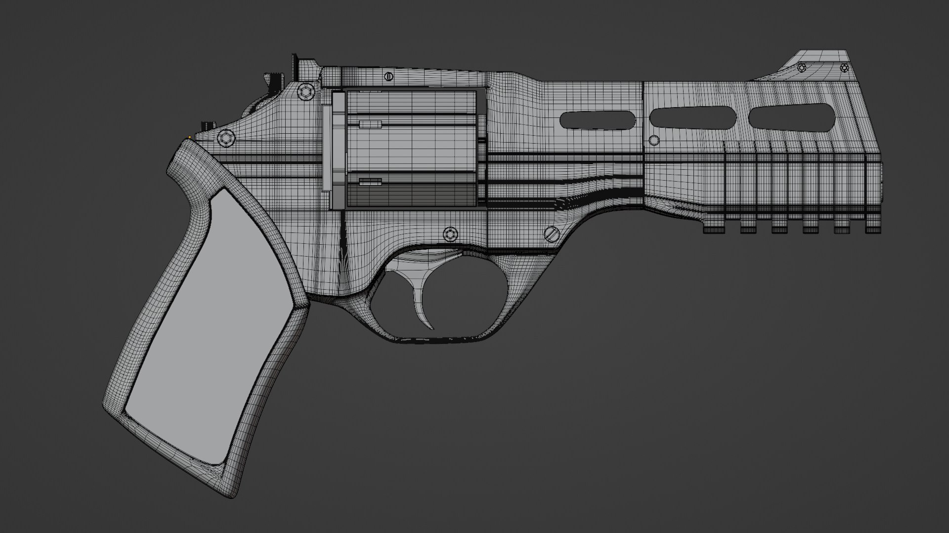 3D Model Rhino Revolver - TurboSquid 2154667
