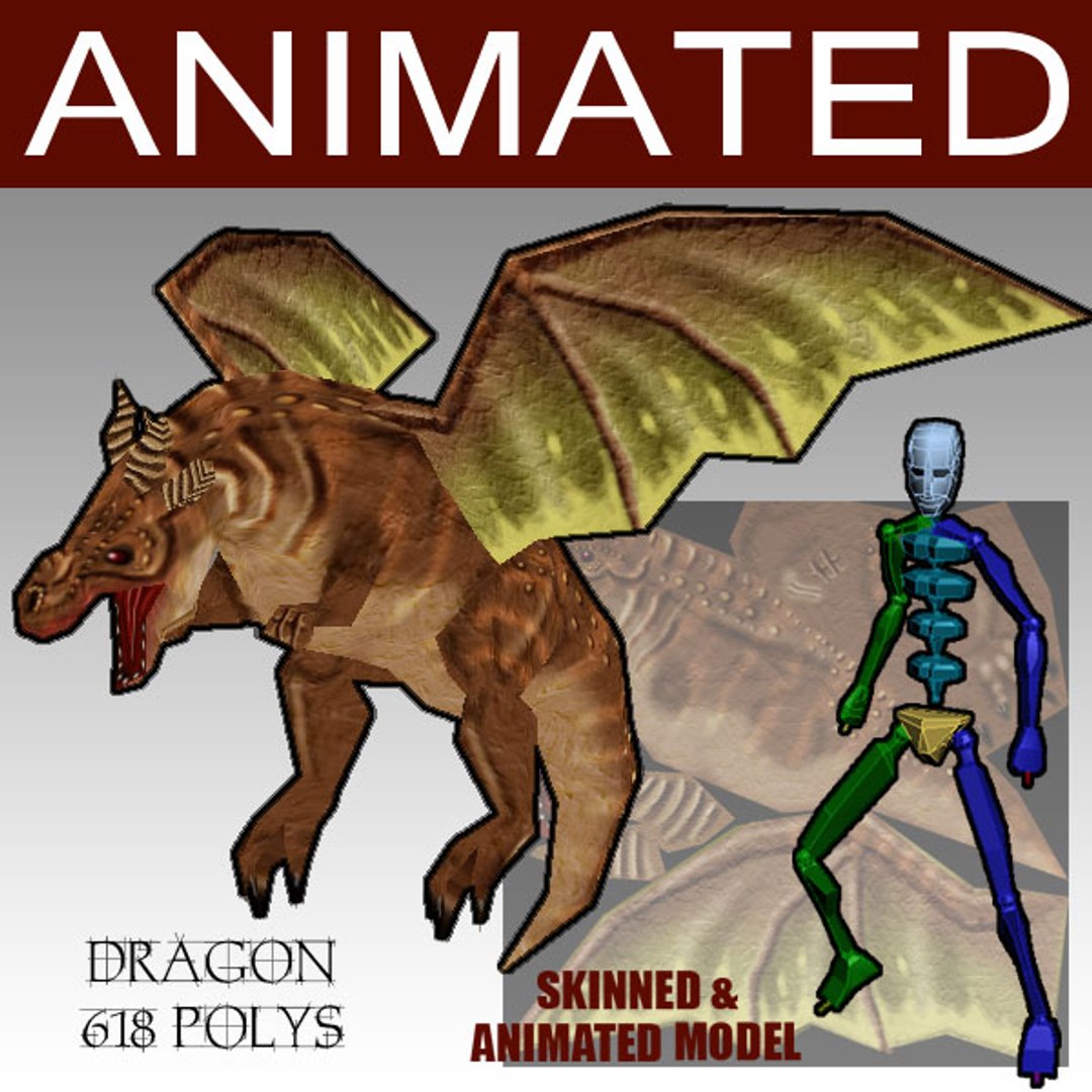 glest animation daemon 3d model