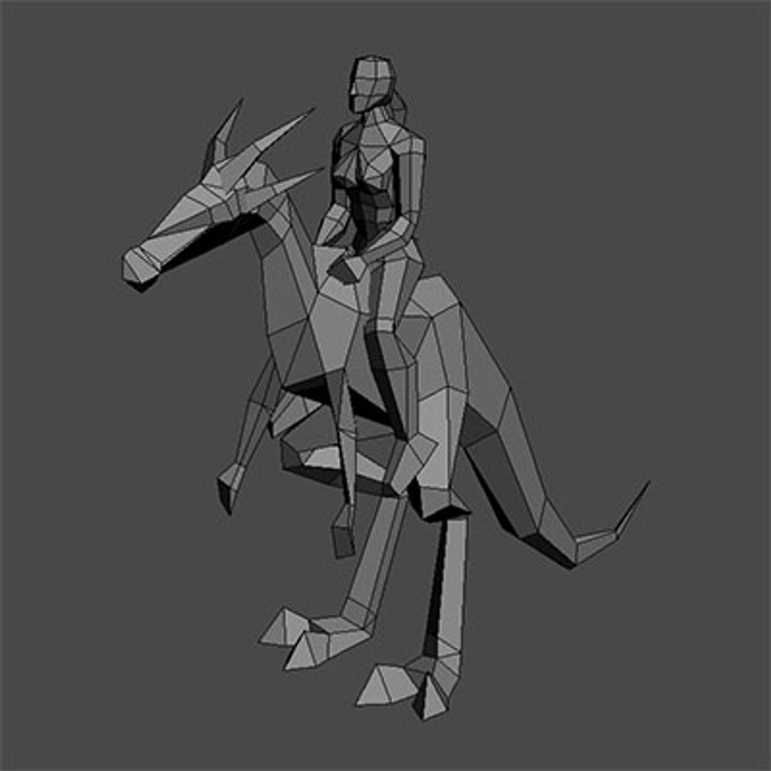 glest animation daemon 3d model