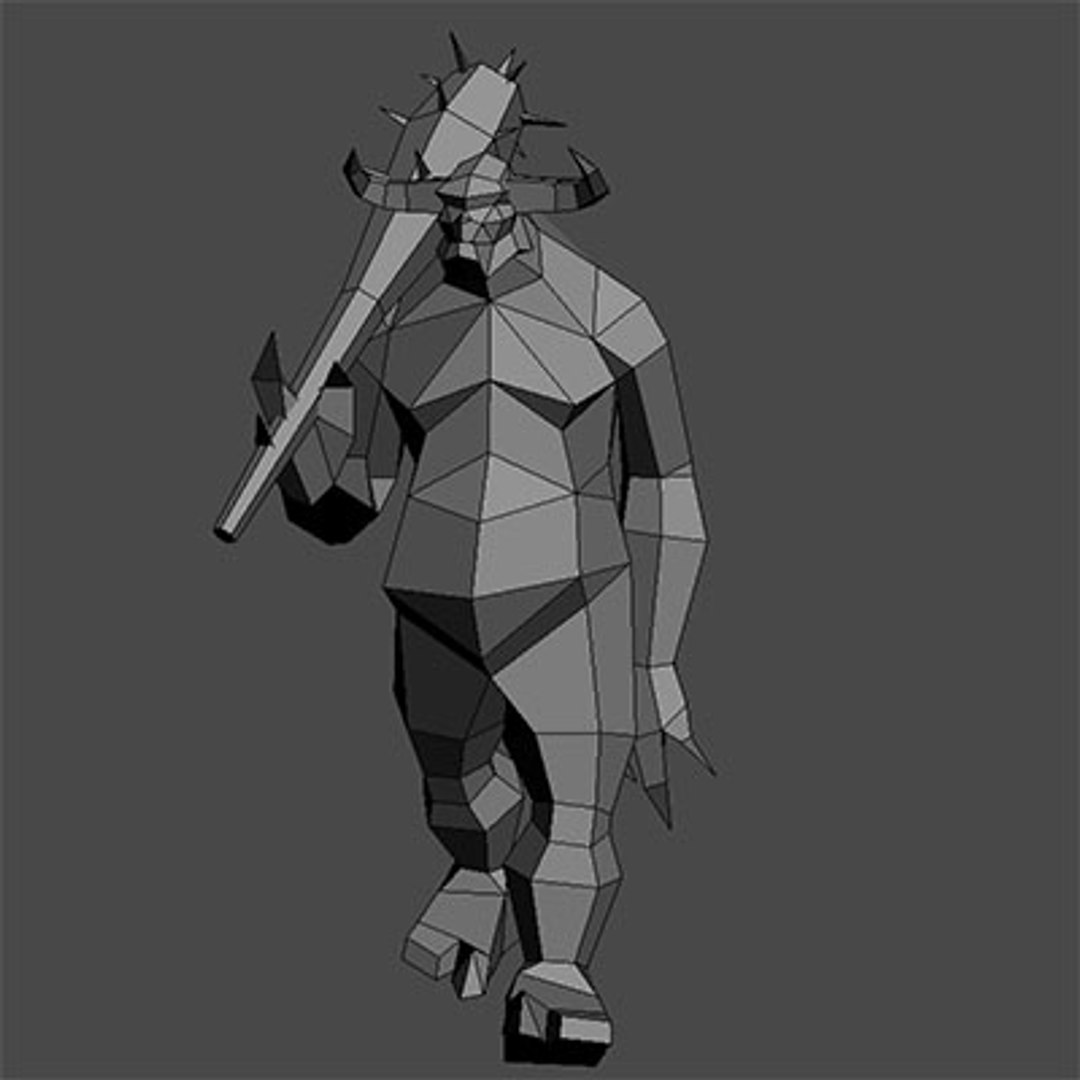 glest animation daemon 3d model