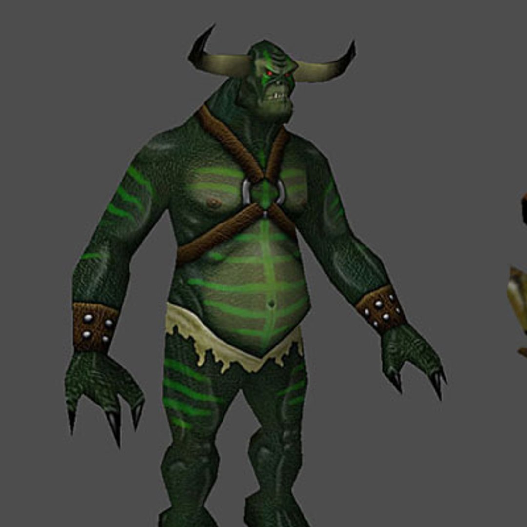 Glest Animation Daemon 3d Model