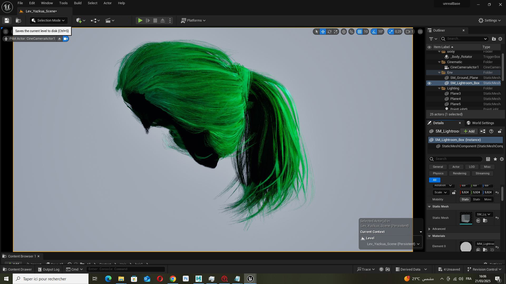 3D Realistic Brunette Ponytail - Game Ready Hairstyle - TurboSquid 2393435