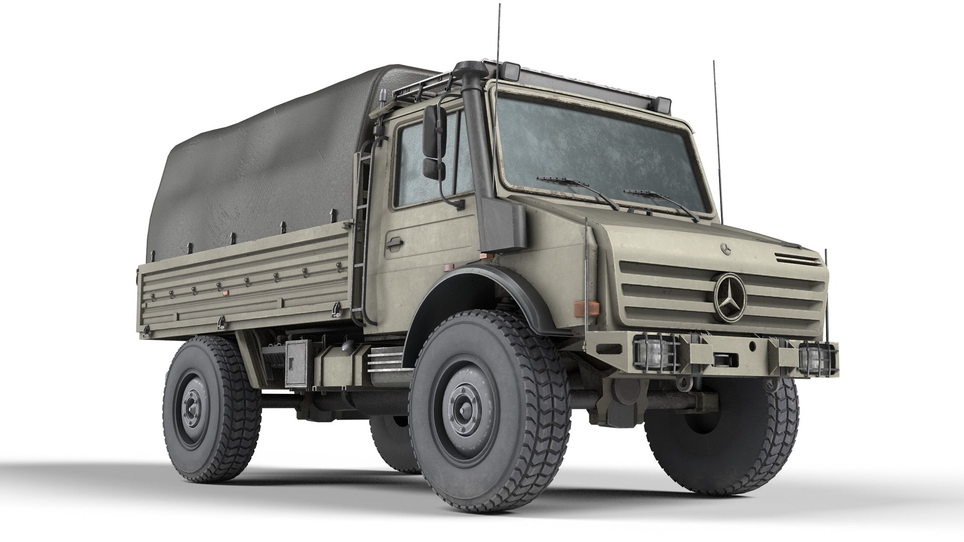 Mercedes Benz Unimog U3000 Truck 3D Model - TurboSquid 2241241