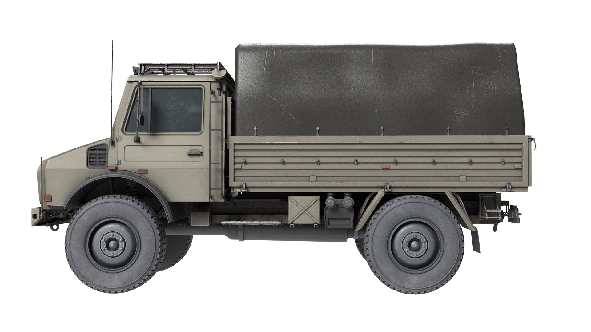 Mercedes Benz Unimog U3000 Truck 3D Model - TurboSquid 2241241
