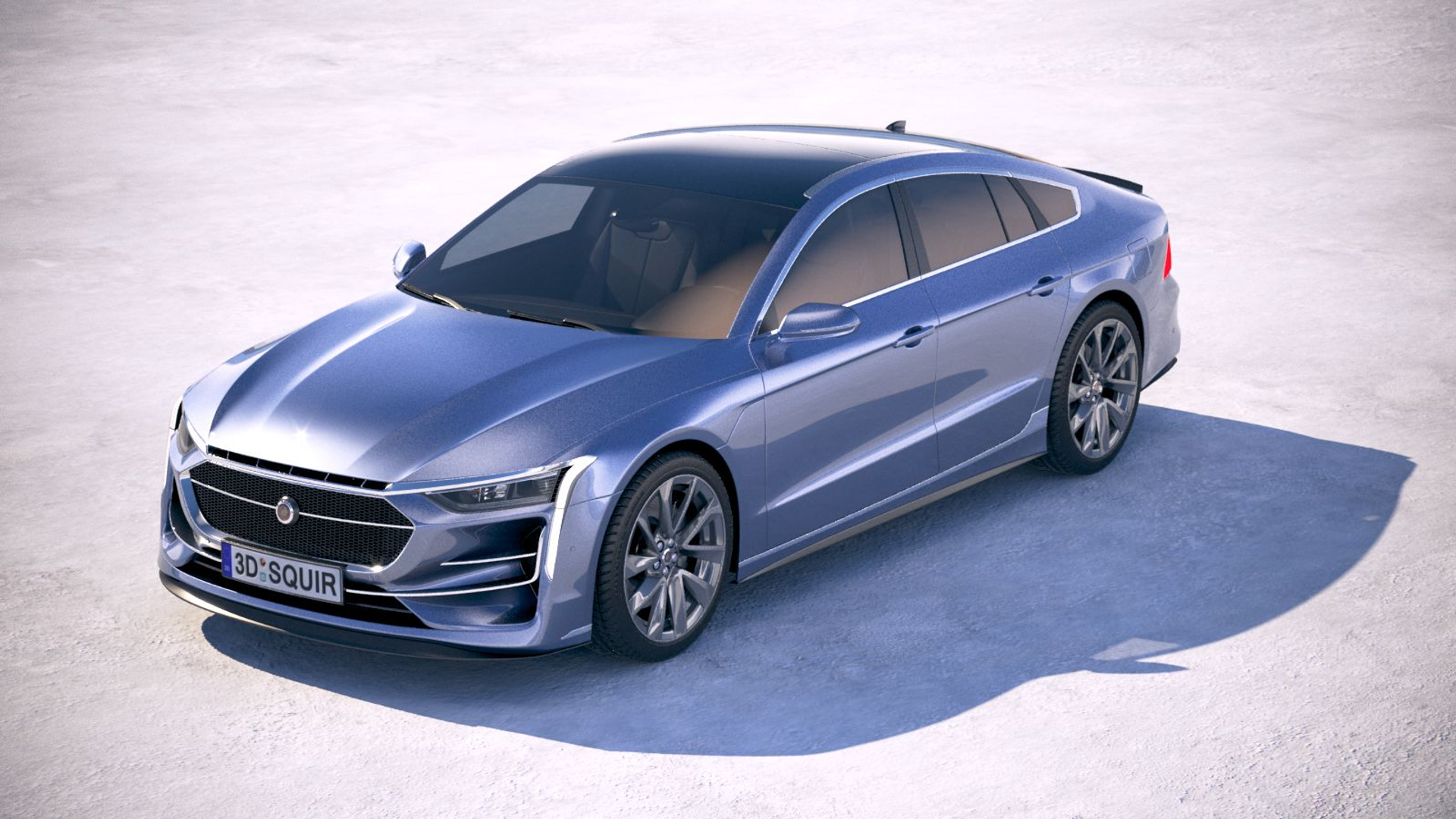 Generic sedan 2020 3D model - TurboSquid 1451196