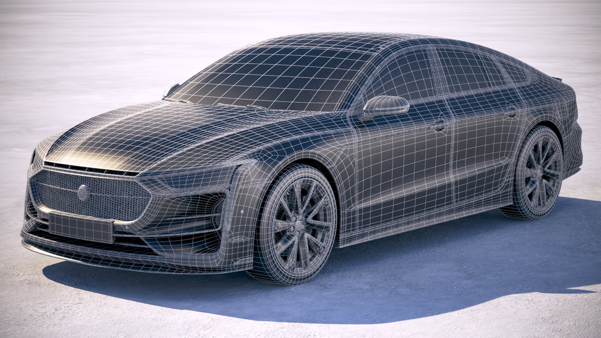 Generic sedan 2020 3D model - TurboSquid 1451196