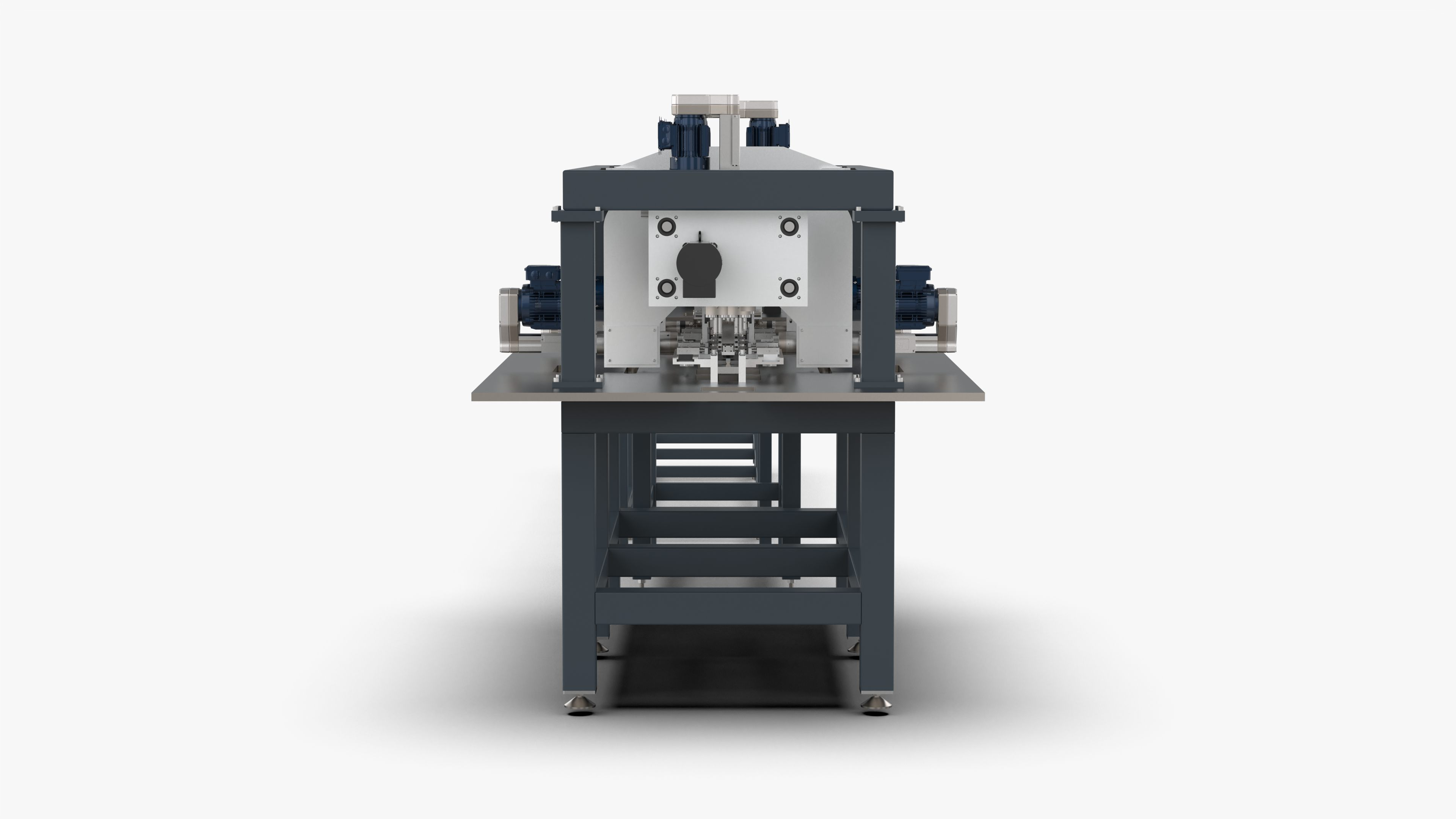 3D model Square Tube Bar Feed Cutting Drilling and Tapping Machine ...