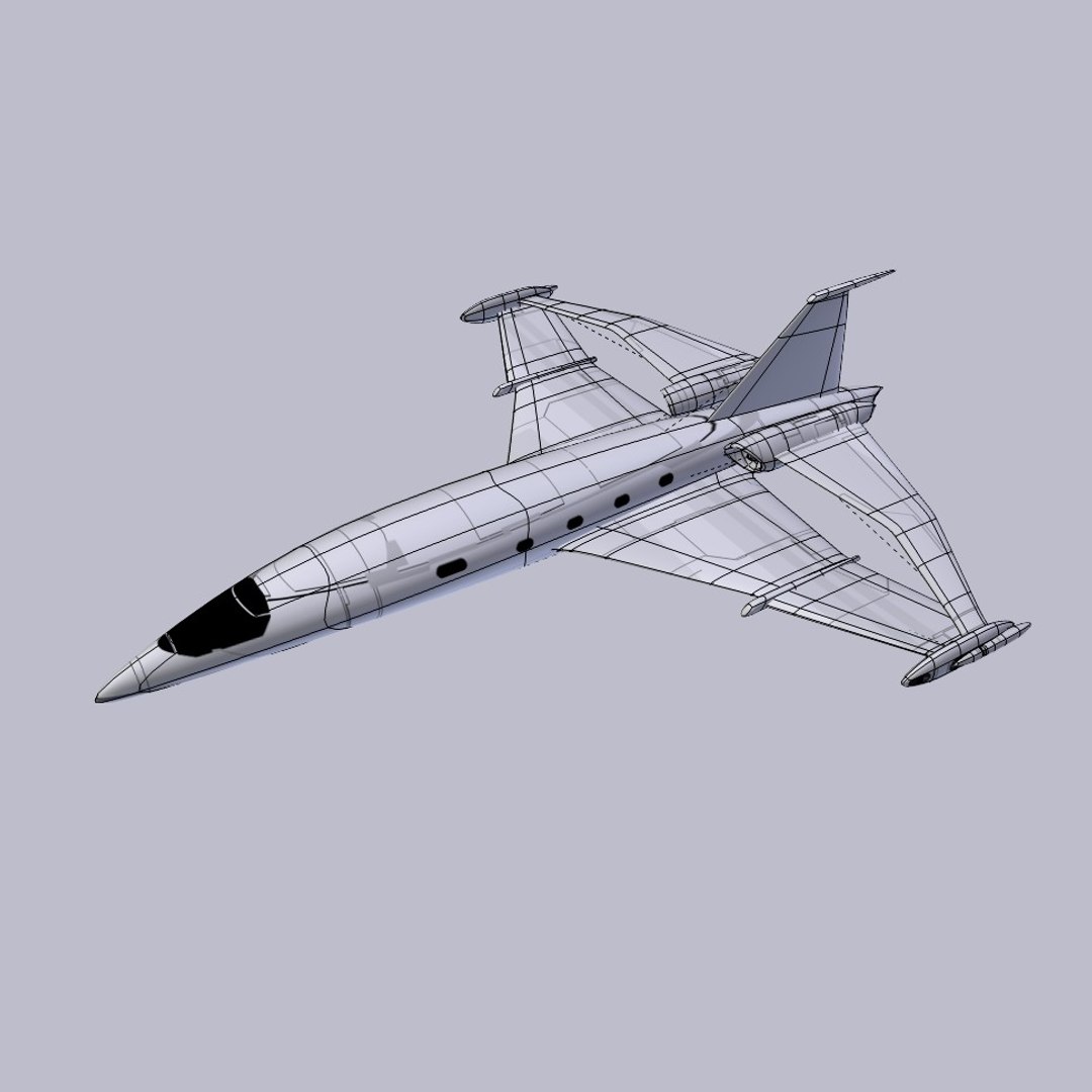 Concept Private Jet Blend Free