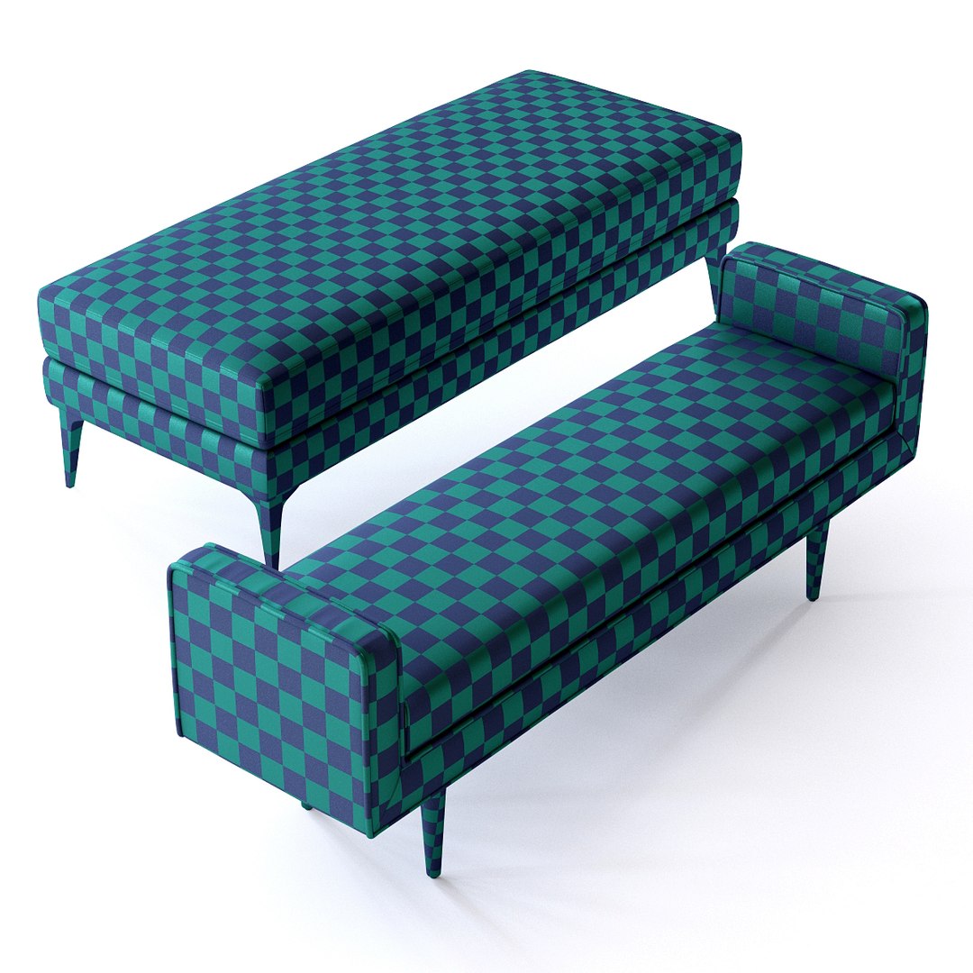 3D Landry Bench Andes Model - TurboSquid 1319176