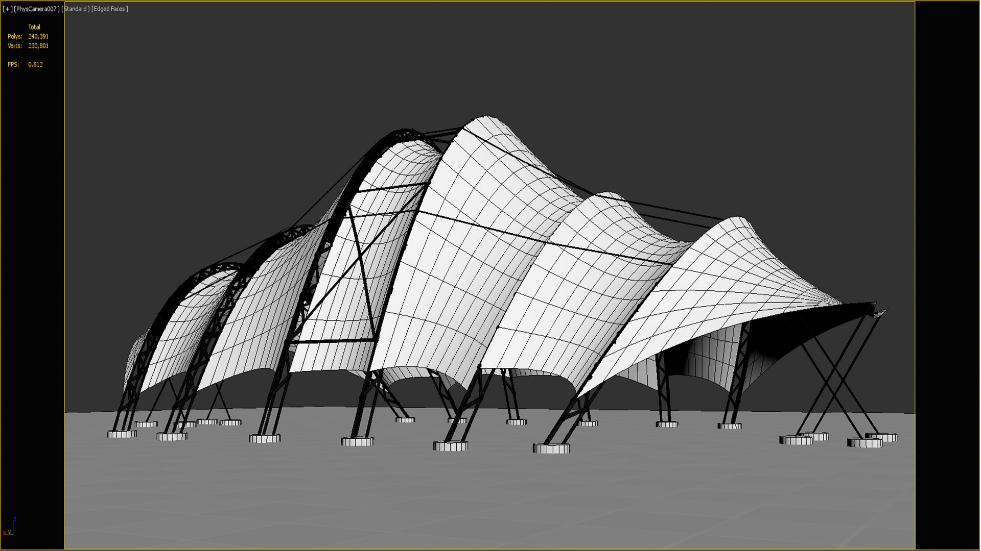 3D Tensile Steel Structure Model - TurboSquid 1723553