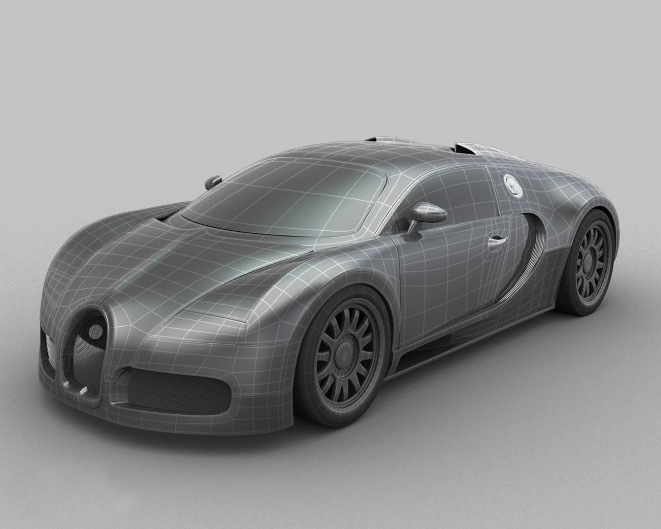 Bugatti Veyron Rig Obj