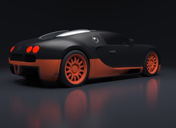 bugatti veyron rig obj