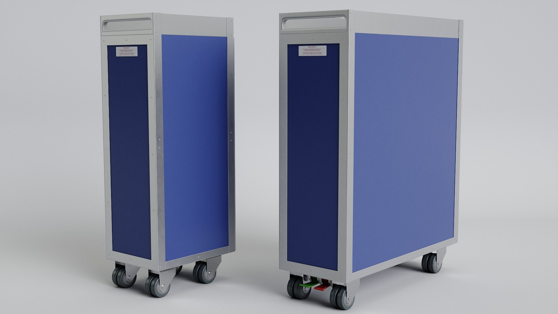 3D Meal Aviation Trolley - Full Half Size - TurboSquid 2148169