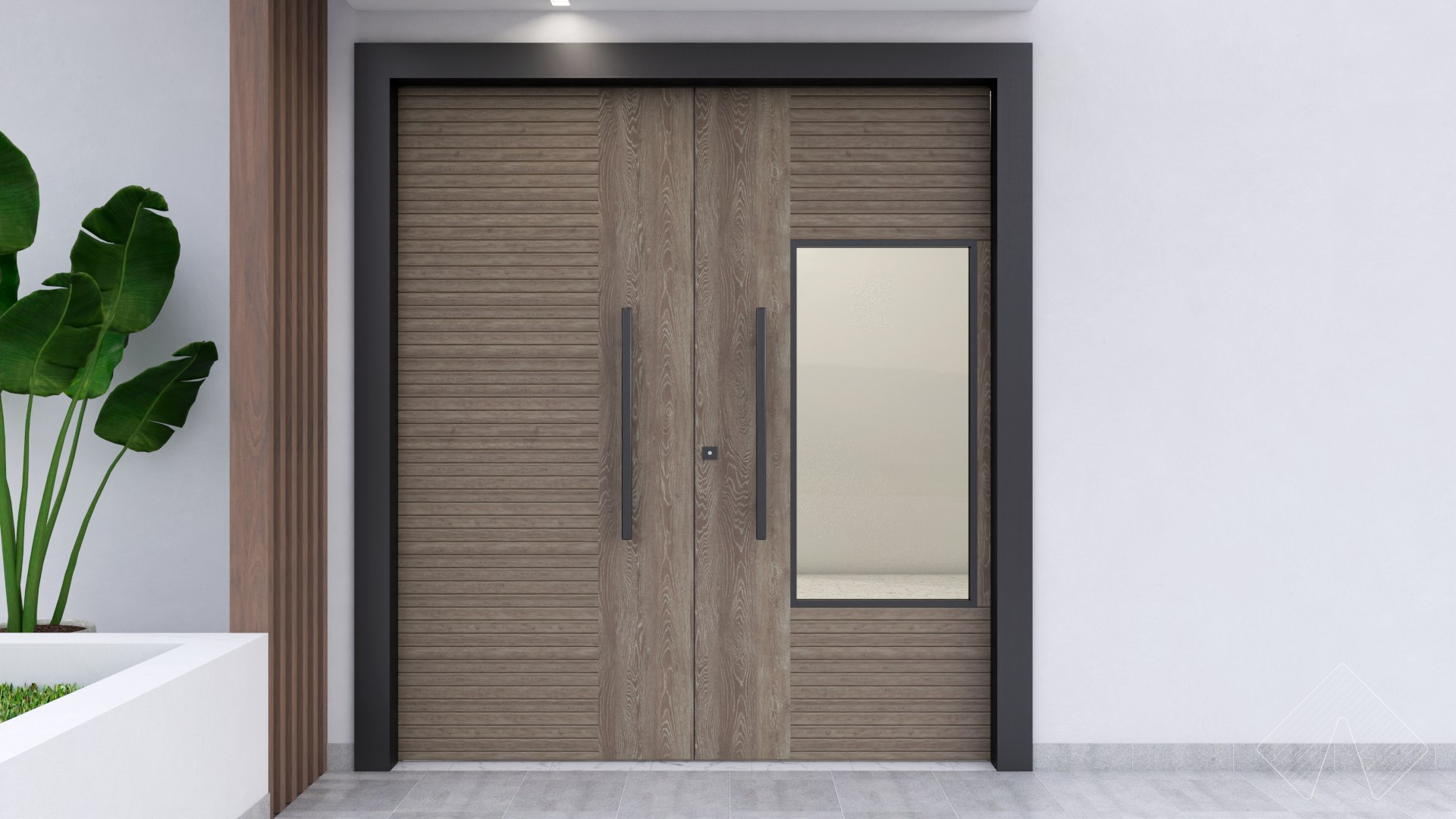 8-door collection-Modern wooden and metal door 3D - TurboSquid 1892541