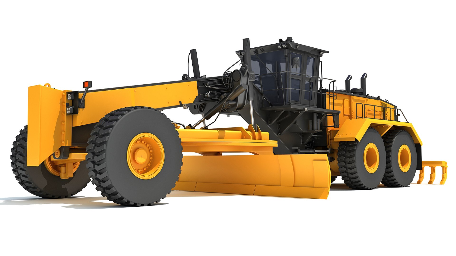 Heavy Construction Machinery Equipment Model - TurboSquid 1861599