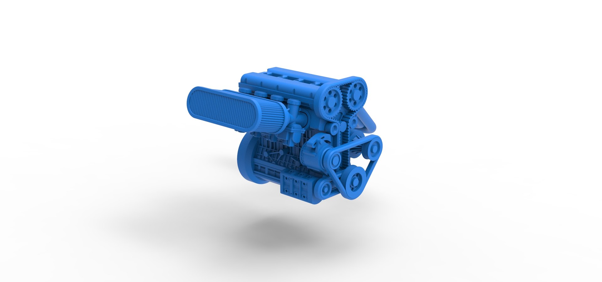 3D Model Engine Of New Zealand Minisprint Scale 1 To 25 - TurboSquid ...