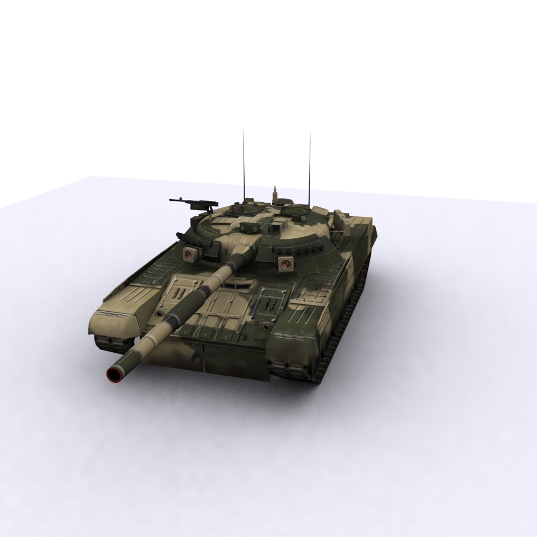3ds max t-80u t80 battle tank