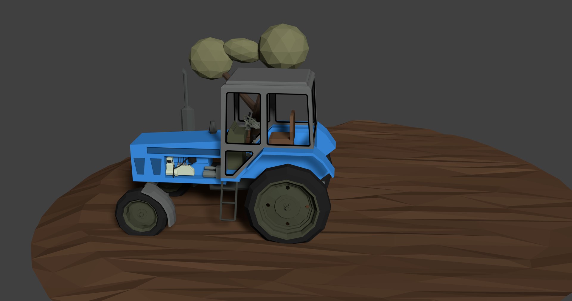 3D Isometric Mt3 Tractor Model - TurboSquid 1467016