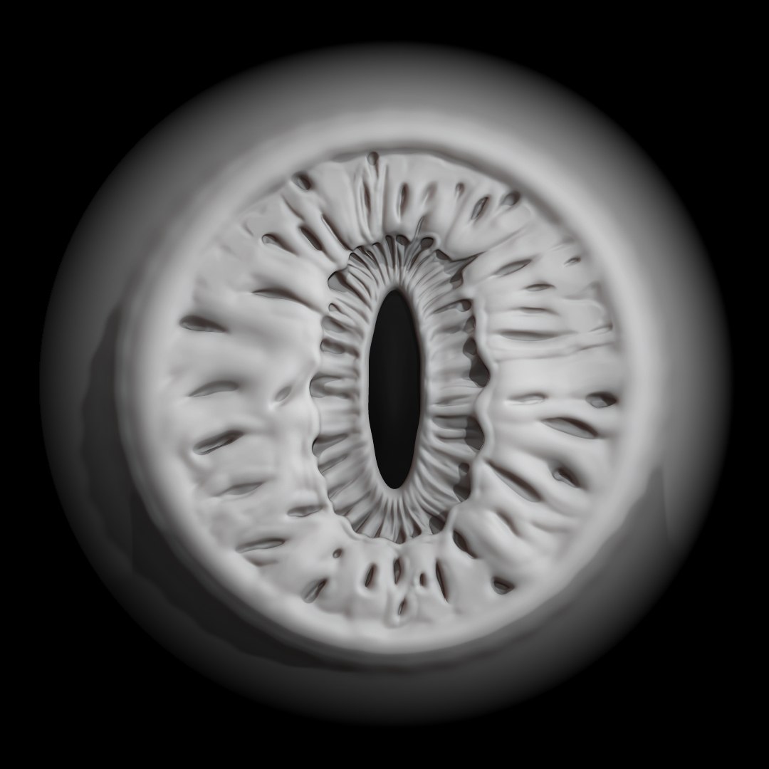 3D Dragon Eye Iris Model - TurboSquid 1705206