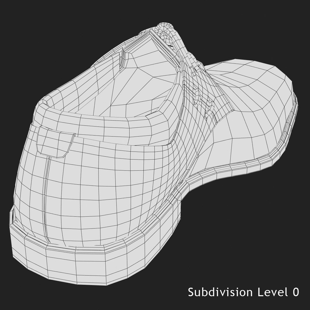 3d Model Men S Formal Shoe