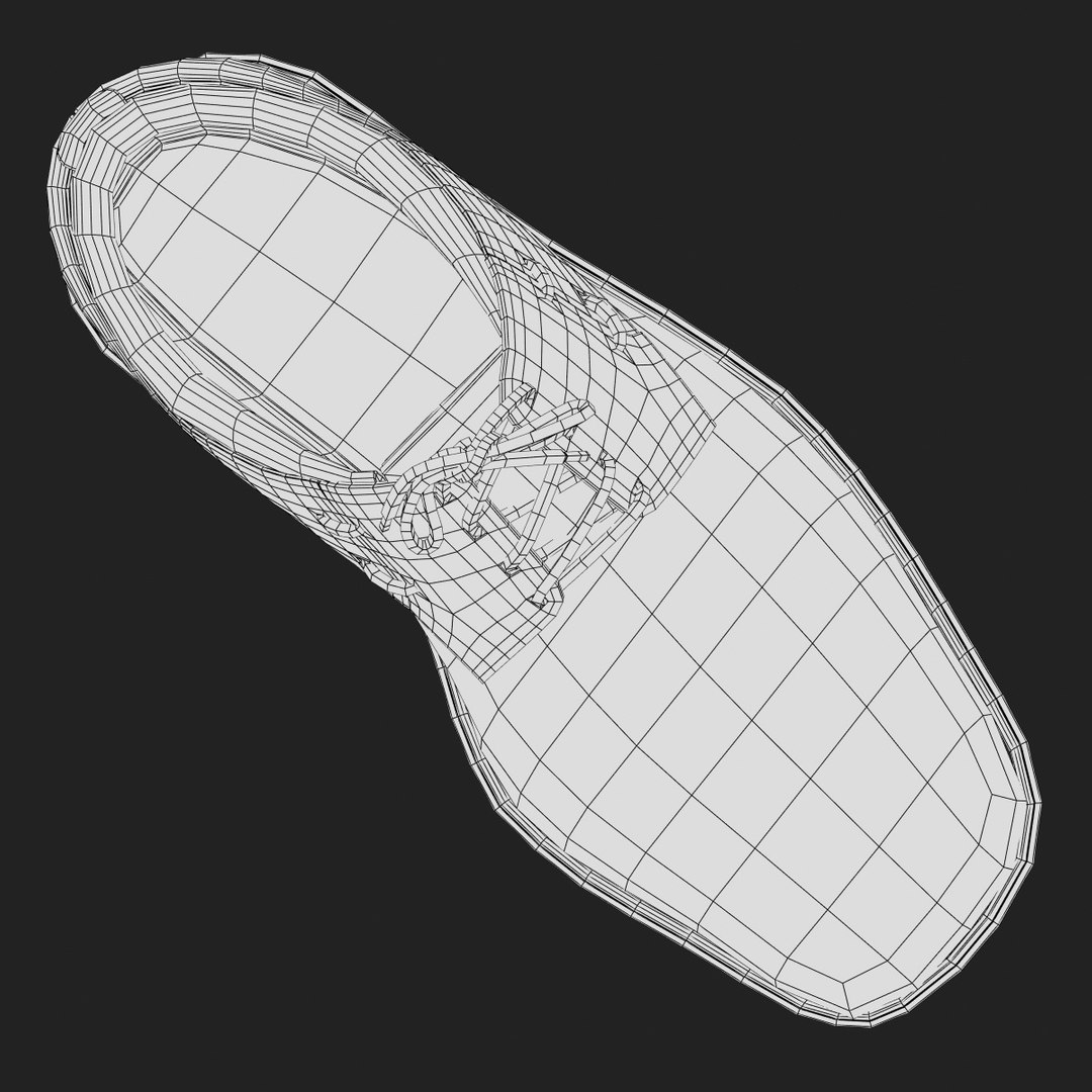 3d Model Men S Formal Shoe