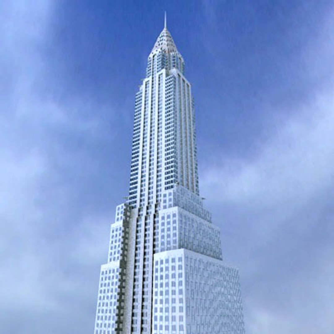 3d Chrysler Building