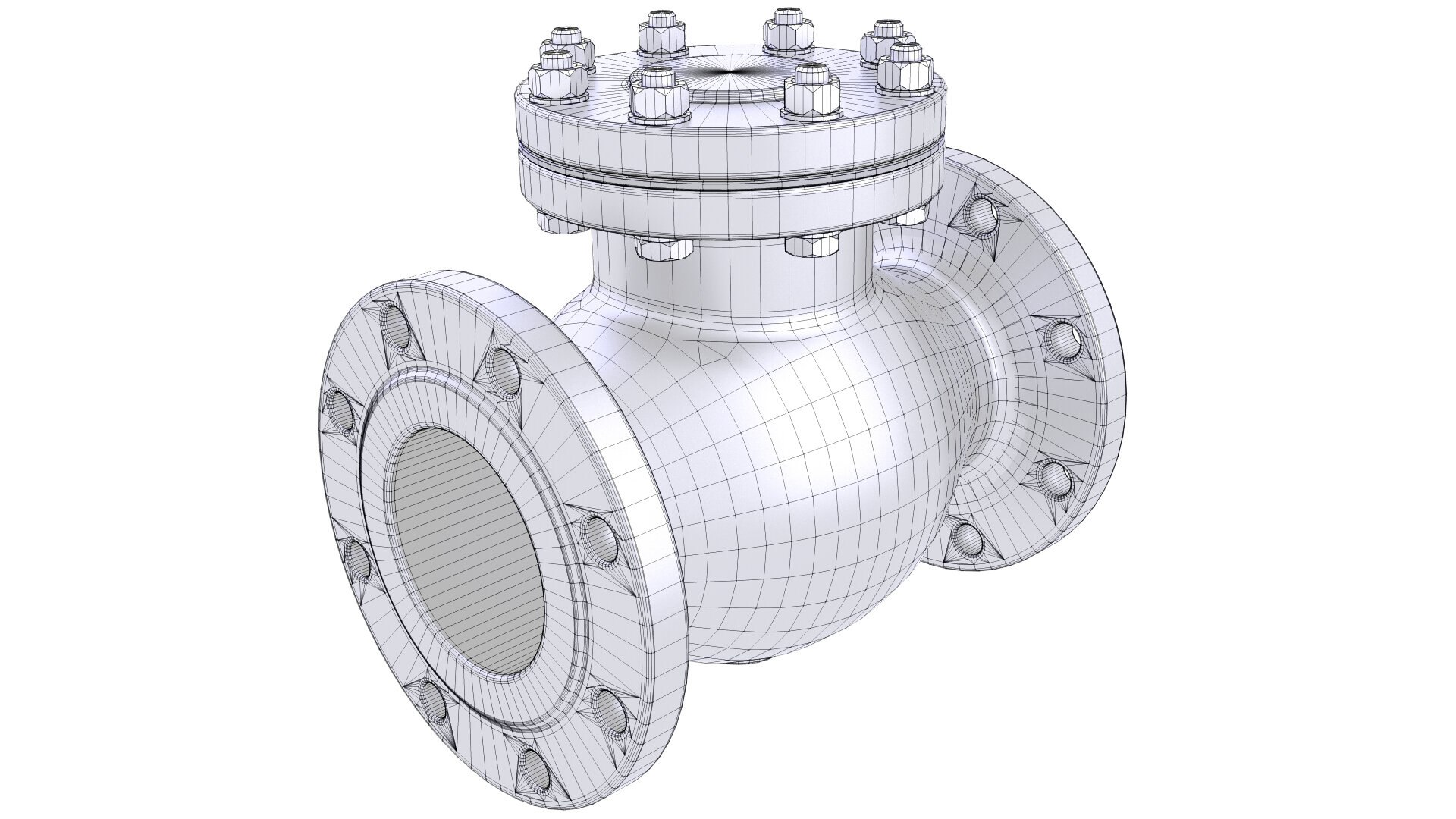 3D Industrial Check Valve 40 - TurboSquid 2257266