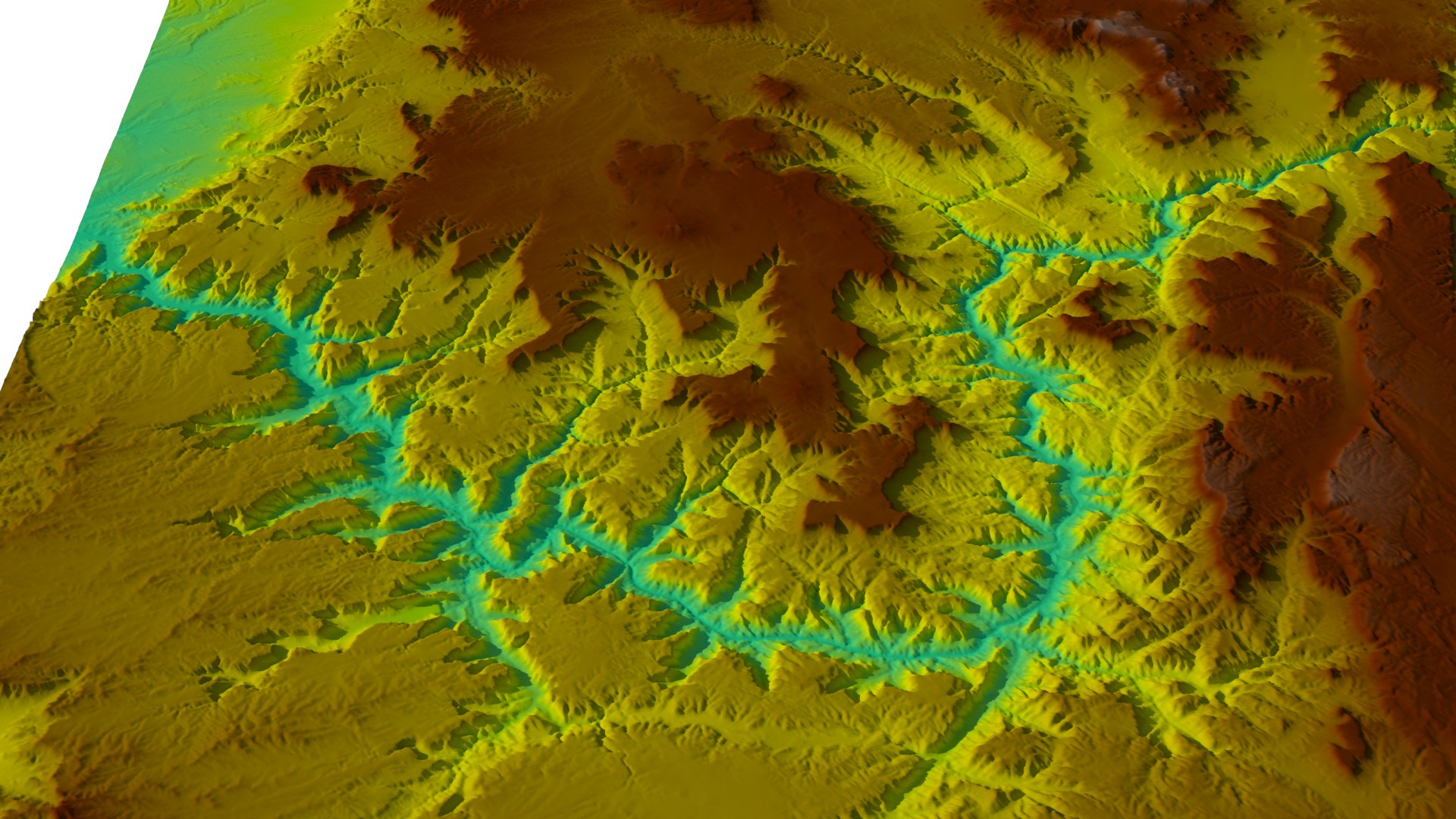 Grand Canyon Large Terrain 3D Model - TurboSquid 1286209