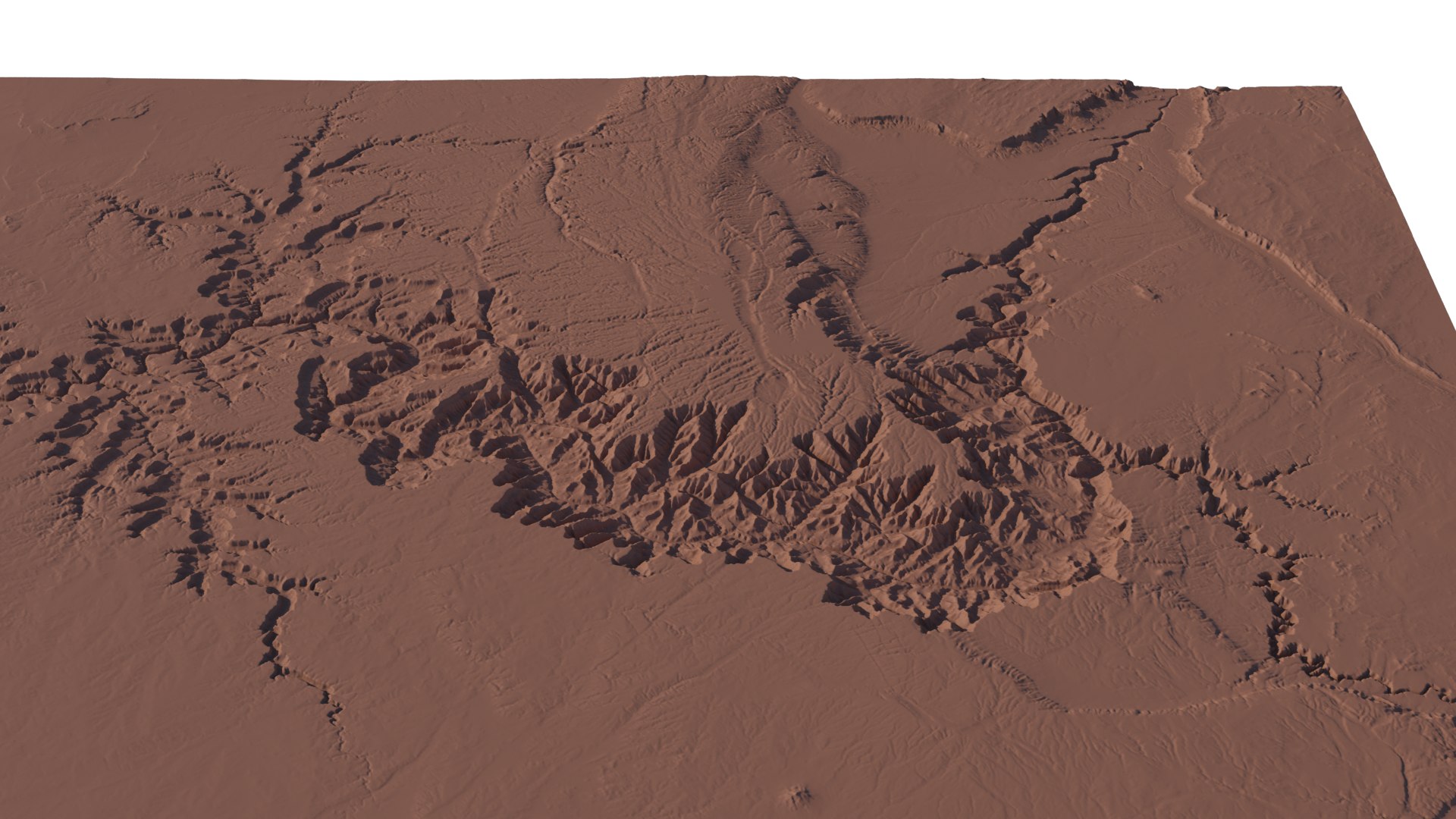 Grand Canyon Large Terrain 3D Model - TurboSquid 1286209