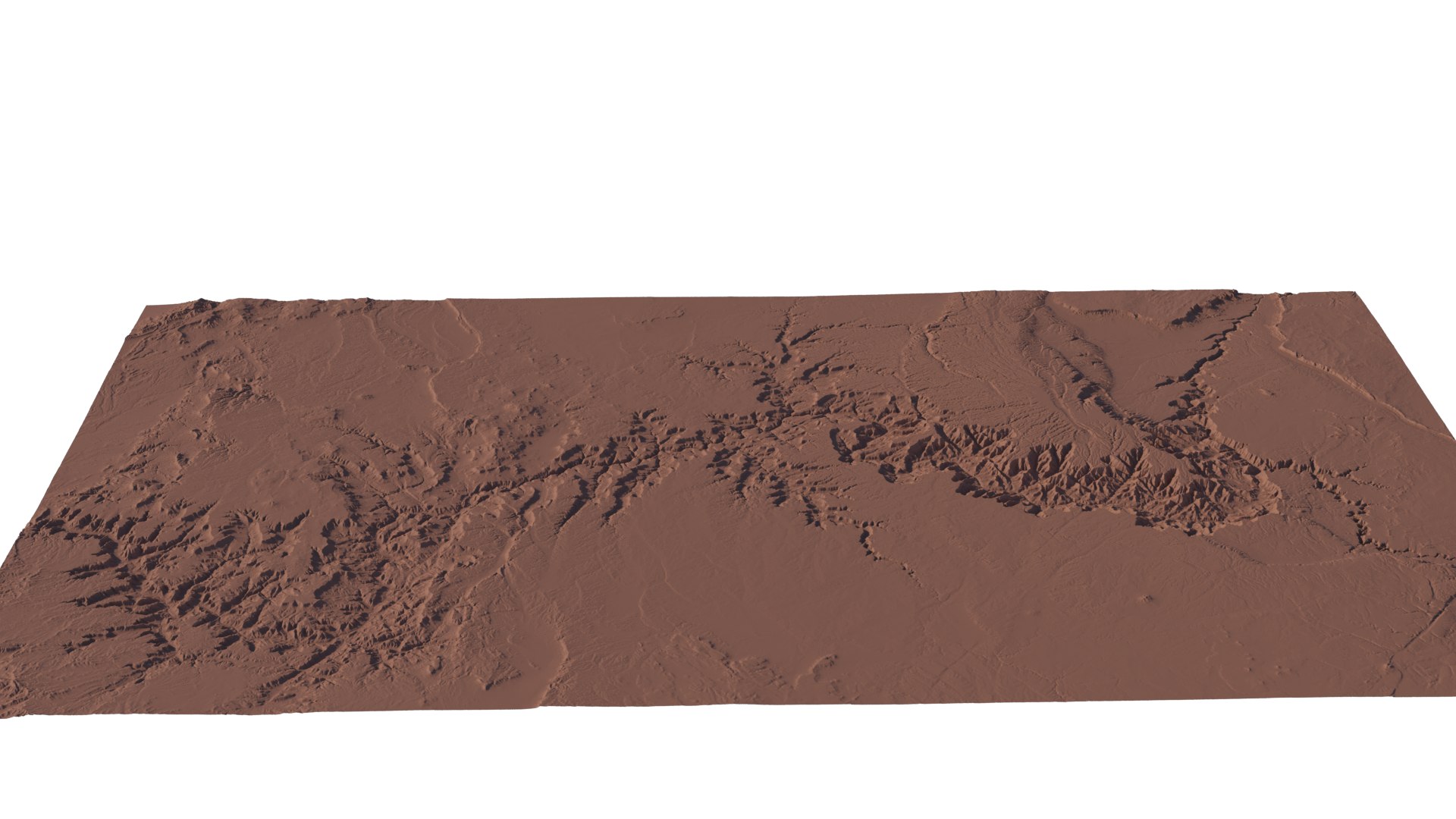 Grand Canyon Large Terrain 3D Model - TurboSquid 1286209