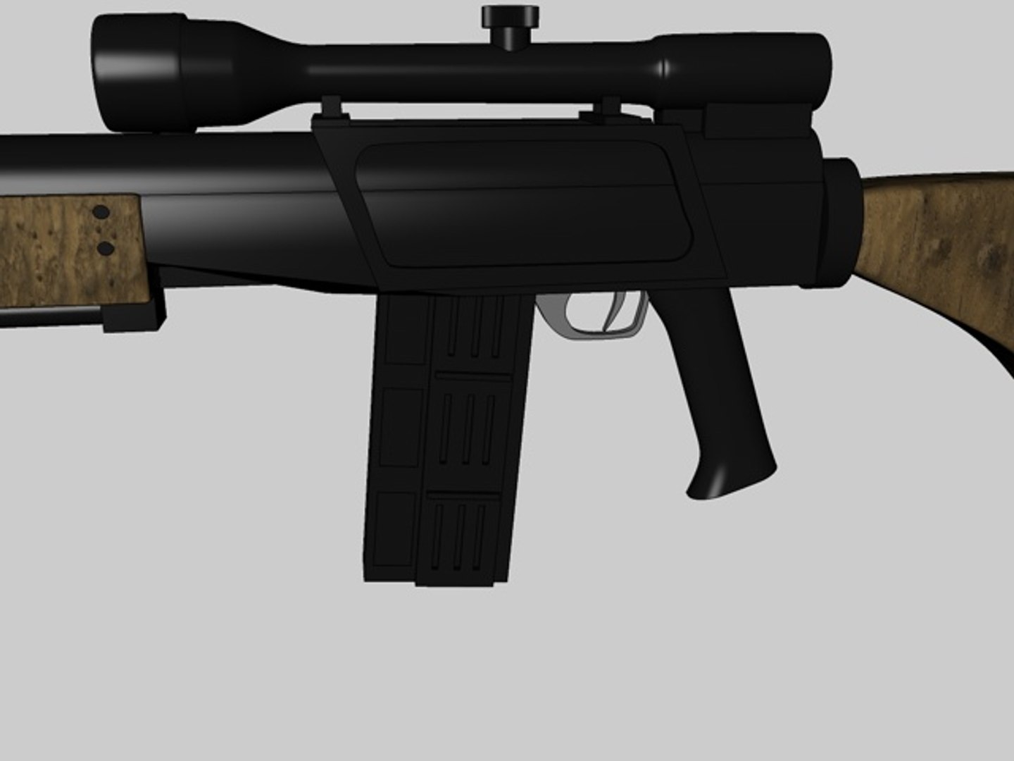 3D Sniper Rifle - TurboSquid 205241