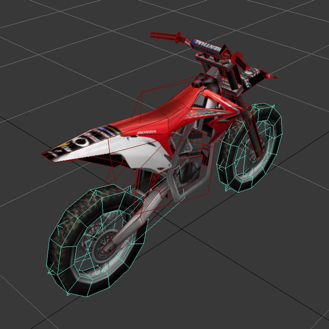 3d Dirt Bike Model