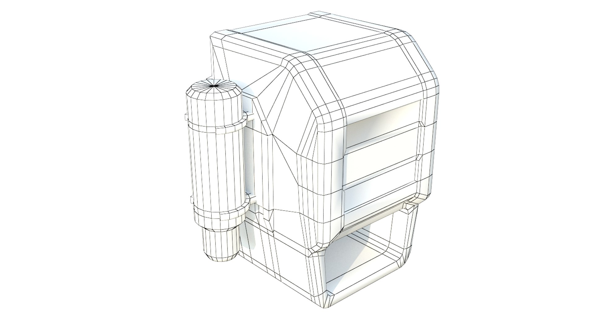 3D Sci-fi Coffee Machine - TurboSquid 1275700