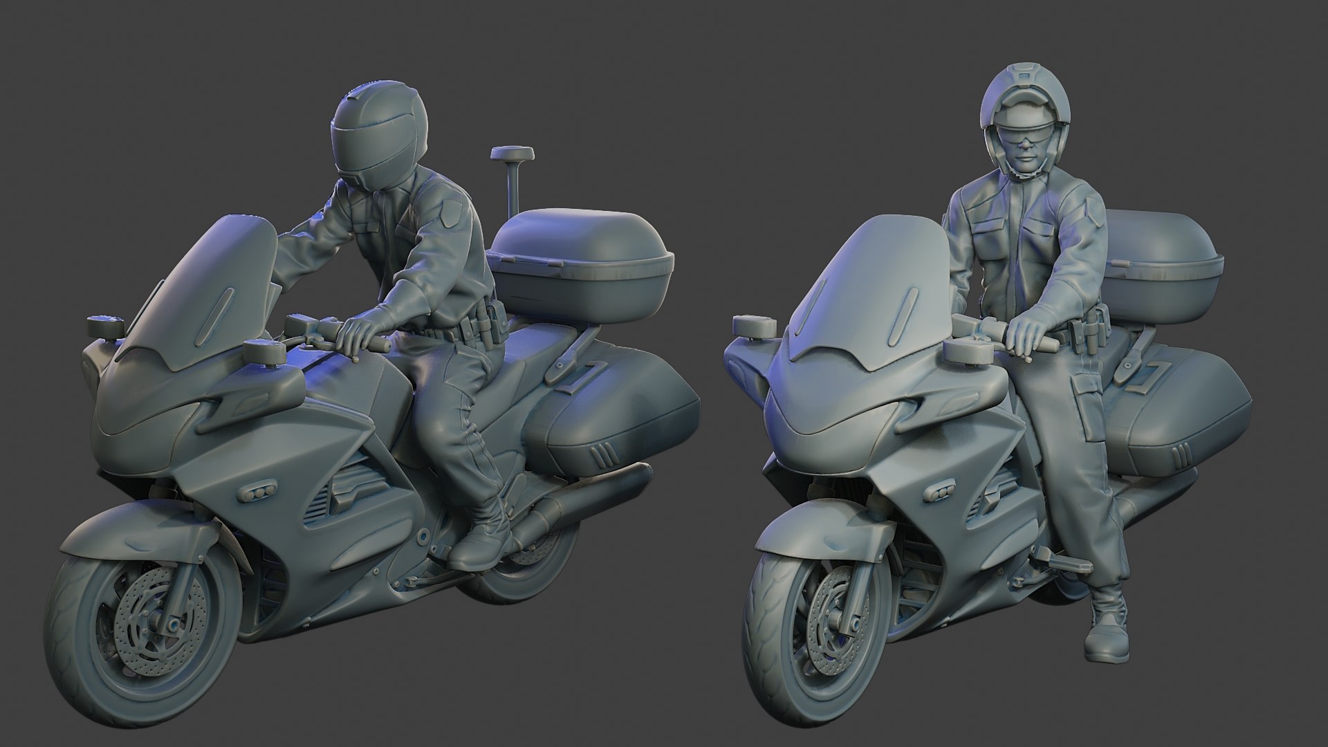 Honda ST 1300 Police HSTP1 Pack1 3D Model - TurboSquid 2268477