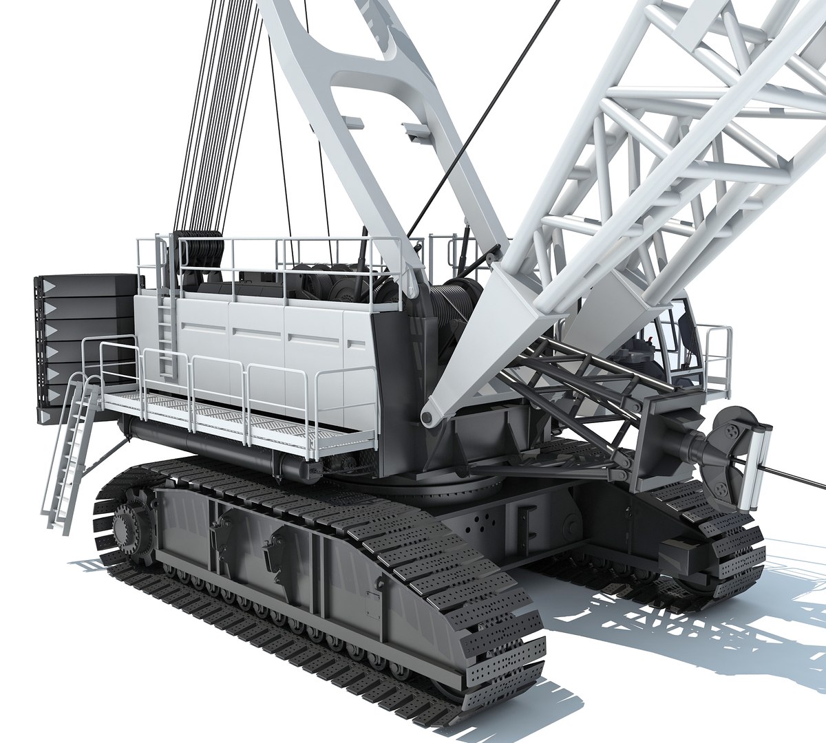 3D Model Dragline Excavator Mining Construction Machinery - TurboSquid ...