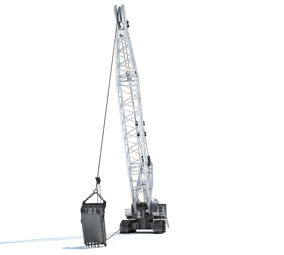 3D Model Dragline Excavator Mining Construction Machinery - TurboSquid ...