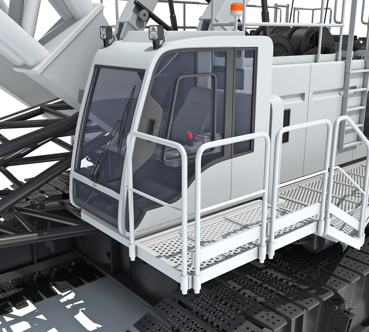 3D Model Dragline Excavator Mining Construction Machinery - TurboSquid ...