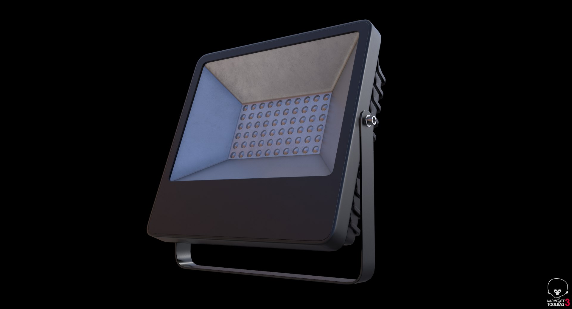 Low Poly Flood Light 3D Model - TurboSquid 2425907