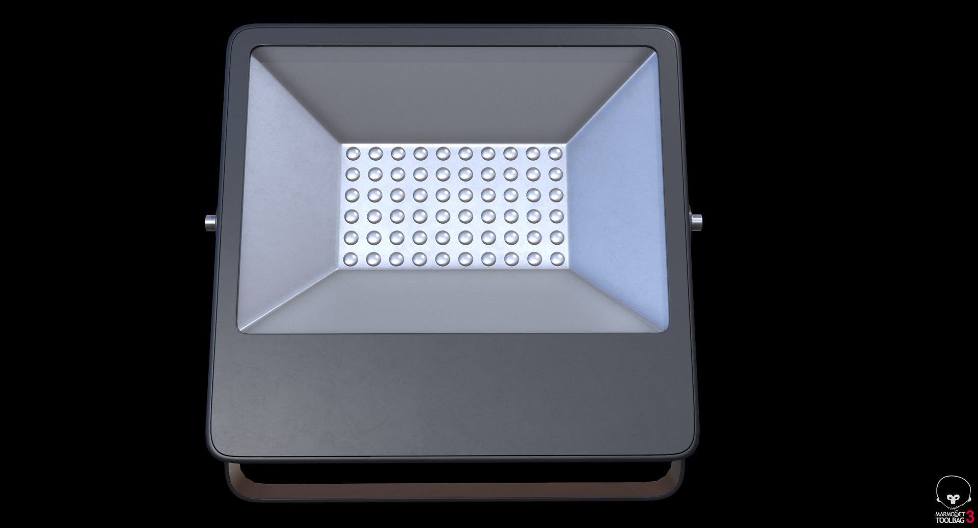 Low Poly Flood Light 3D Model - TurboSquid 2425907