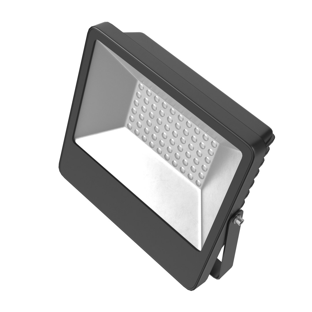 Low Poly Flood Light 3D Model - TurboSquid 2425907