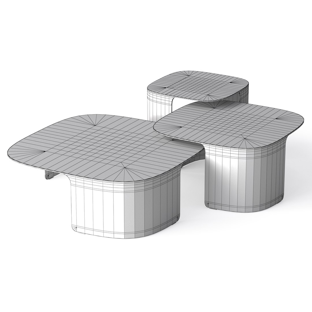 Davis Capas tables 3D model - TurboSquid 2108880