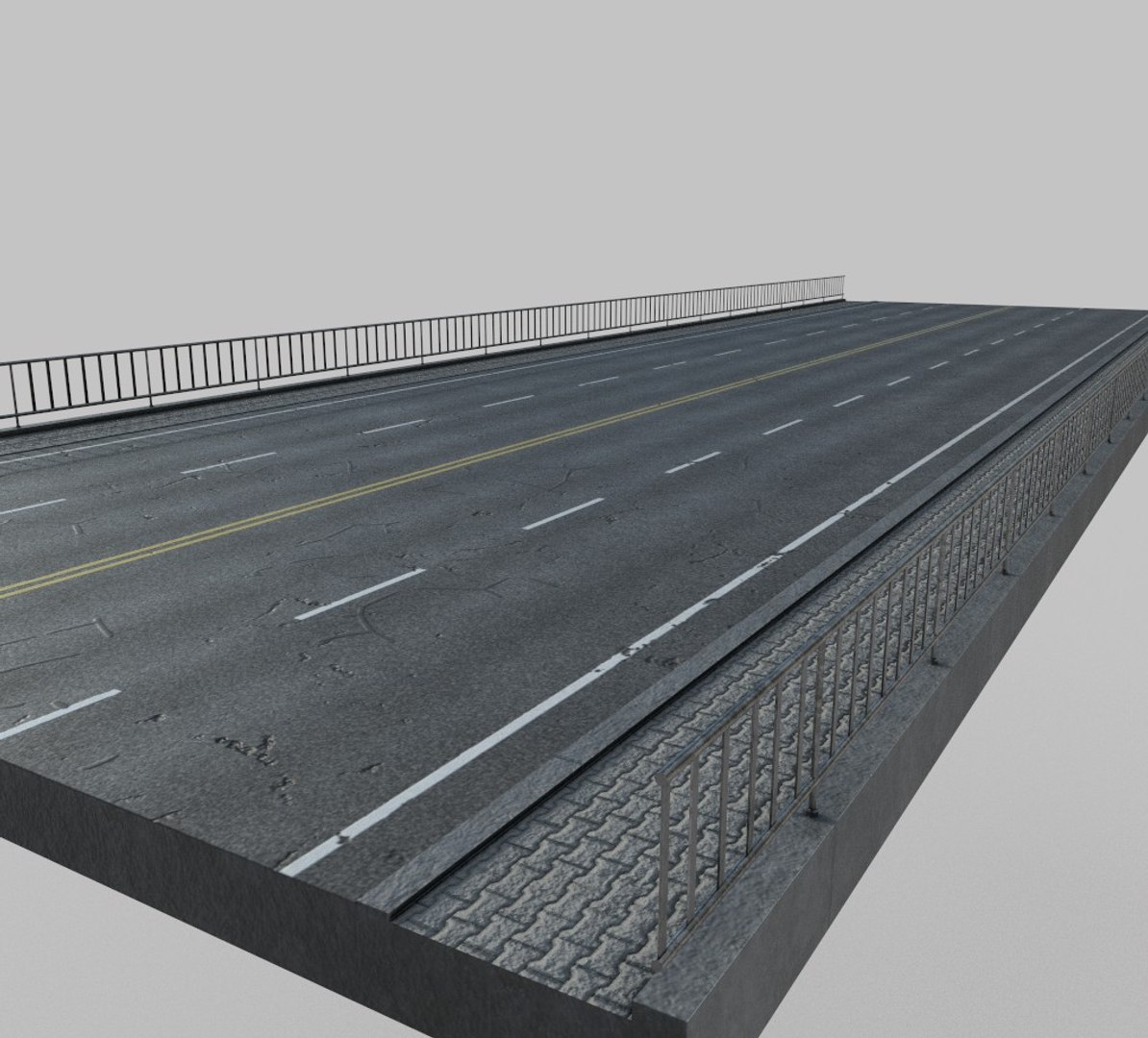Modular Highway 3D Model - TurboSquid 1746240