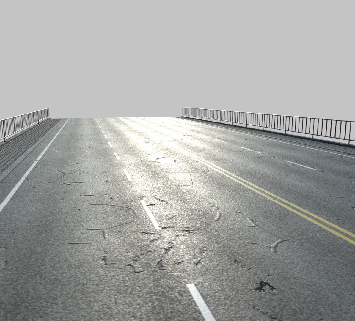 Modular highway 3D model - TurboSquid 1746240