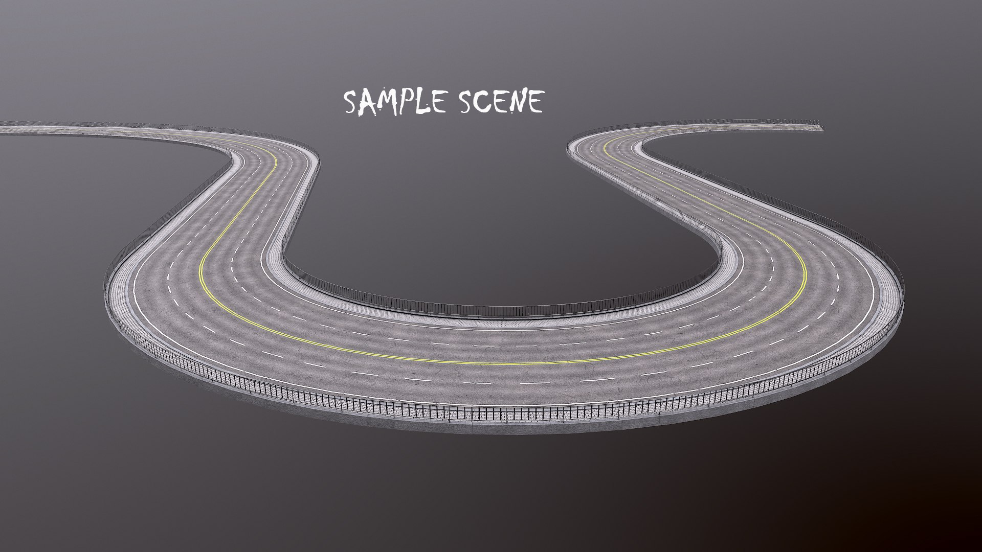 Modular Highway 3D Model - TurboSquid 1746240