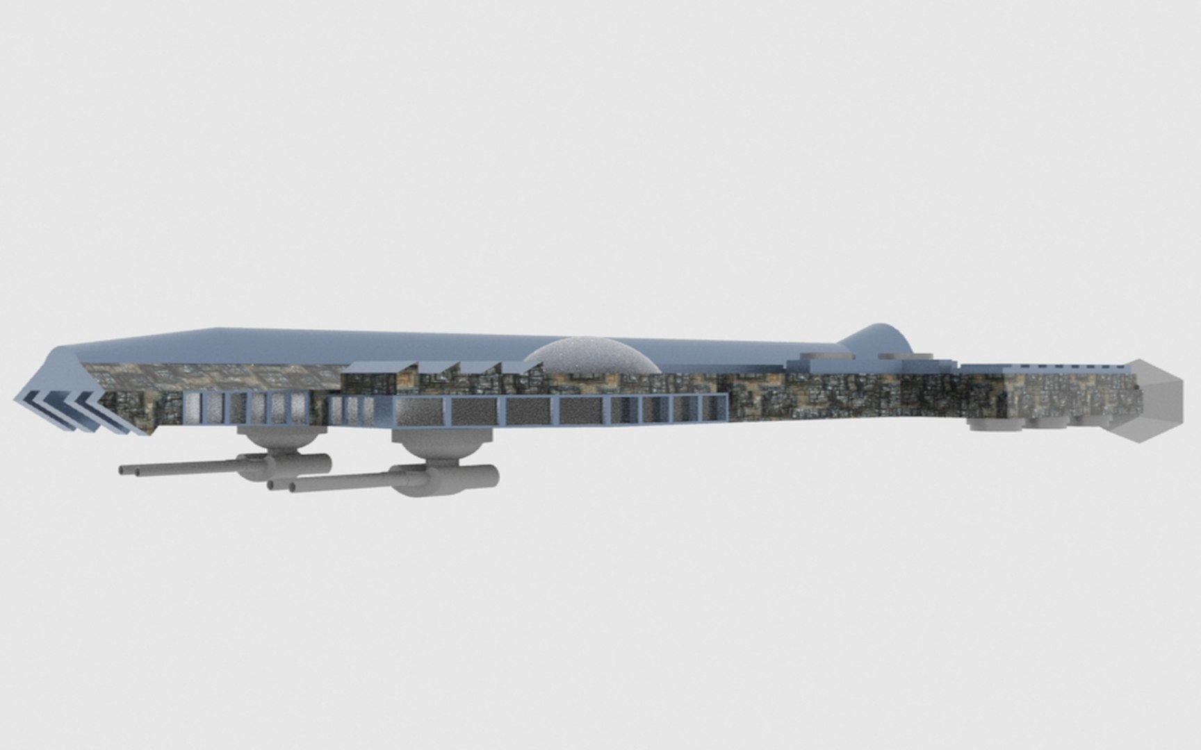 3D Te - 900 Spaceship - TurboSquid 1811248