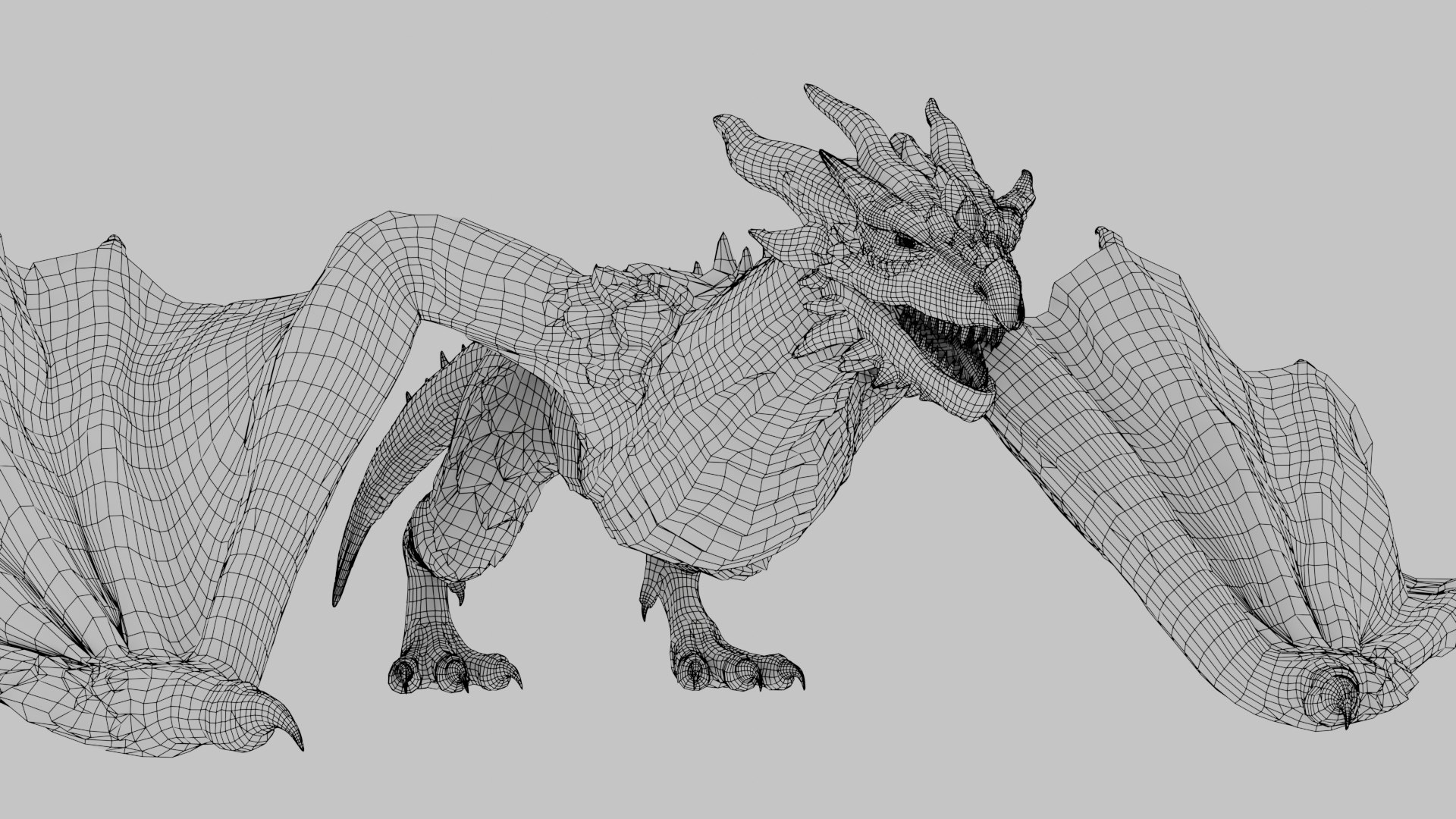 Wyvern Dragon Animated Model - TurboSquid 2394608