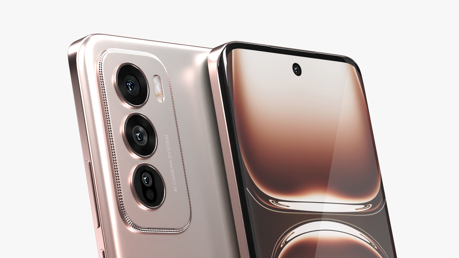 OPPO Reno 12 Sunset Pink Model - TurboSquid 2248863