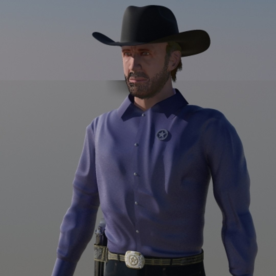 Texas Ranger 3d Model