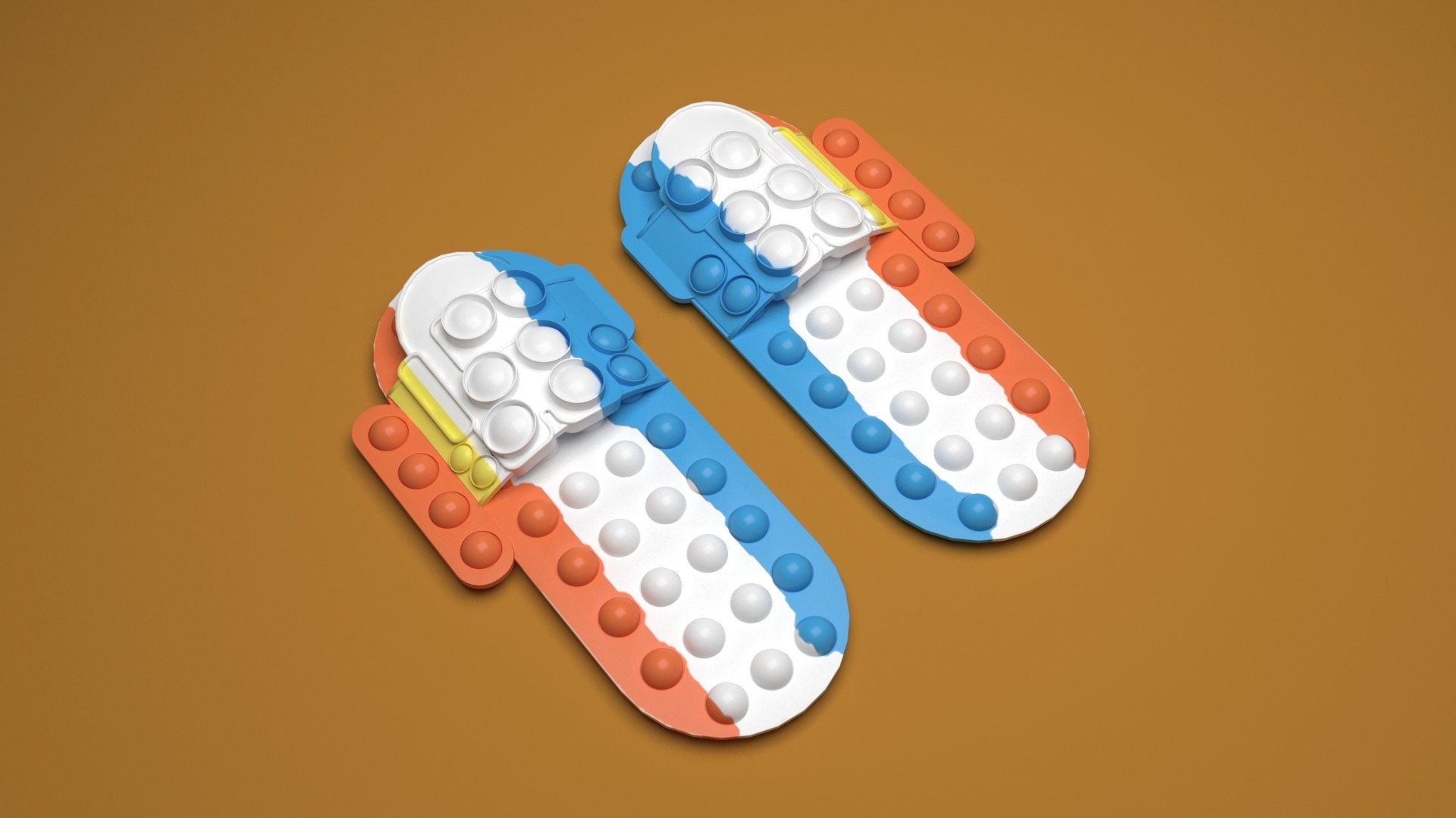 Among Us Pop It Slippers 3D Model - TurboSquid 1820832